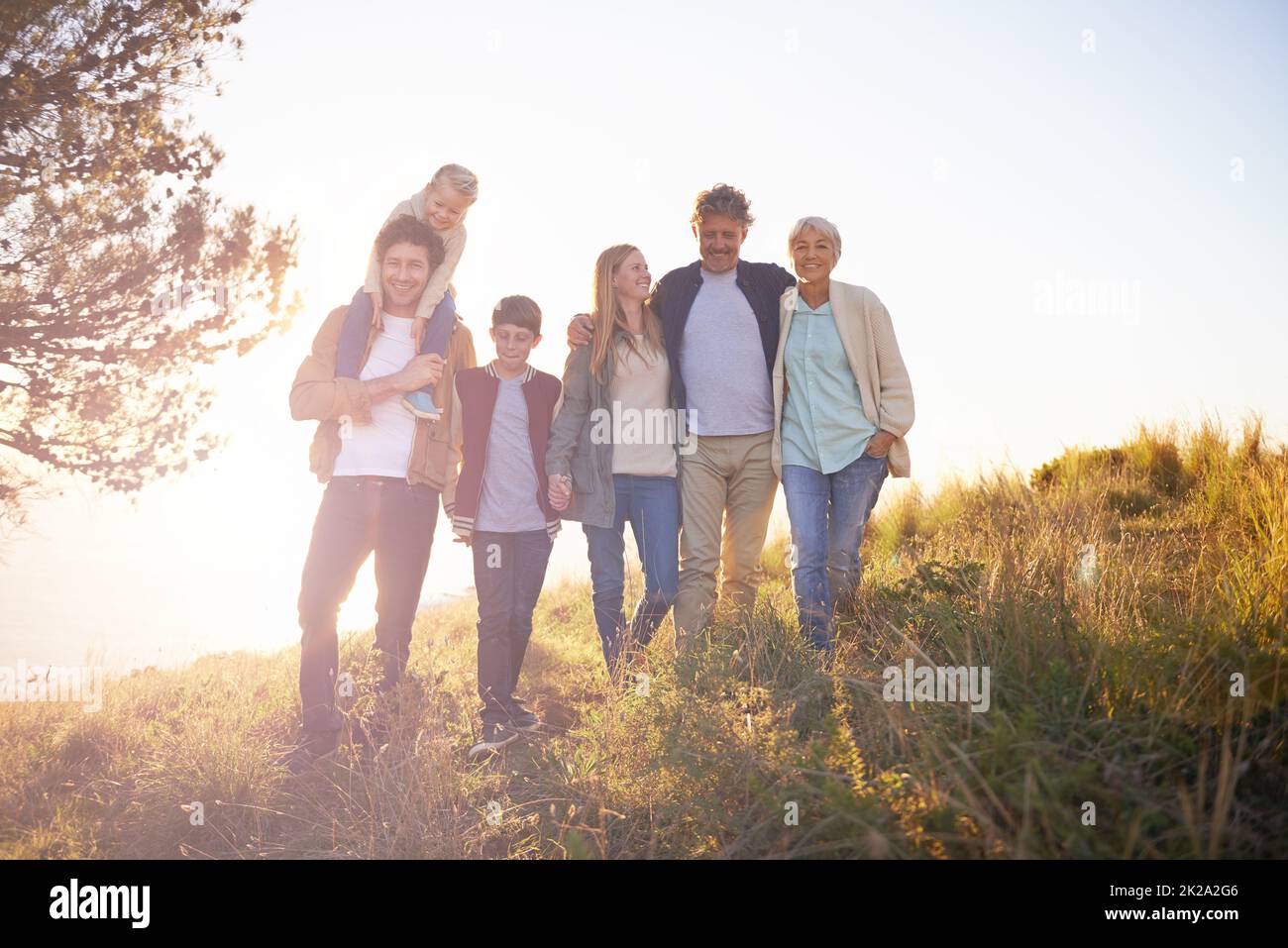 Family afternoon walk hi-res stock photography and images - Alamy
