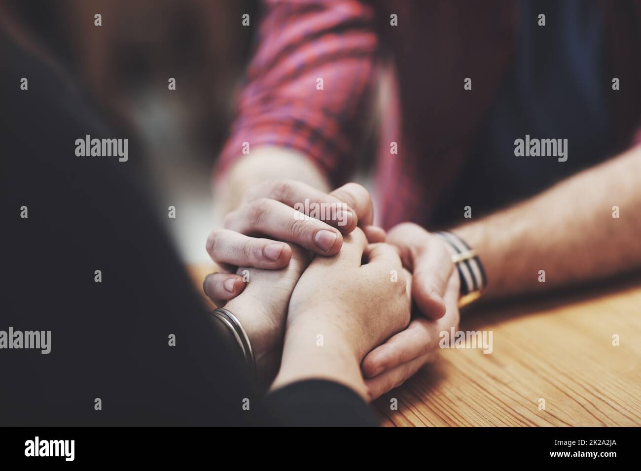 Diverse people holding hands trust hi-res stock photography and images ...