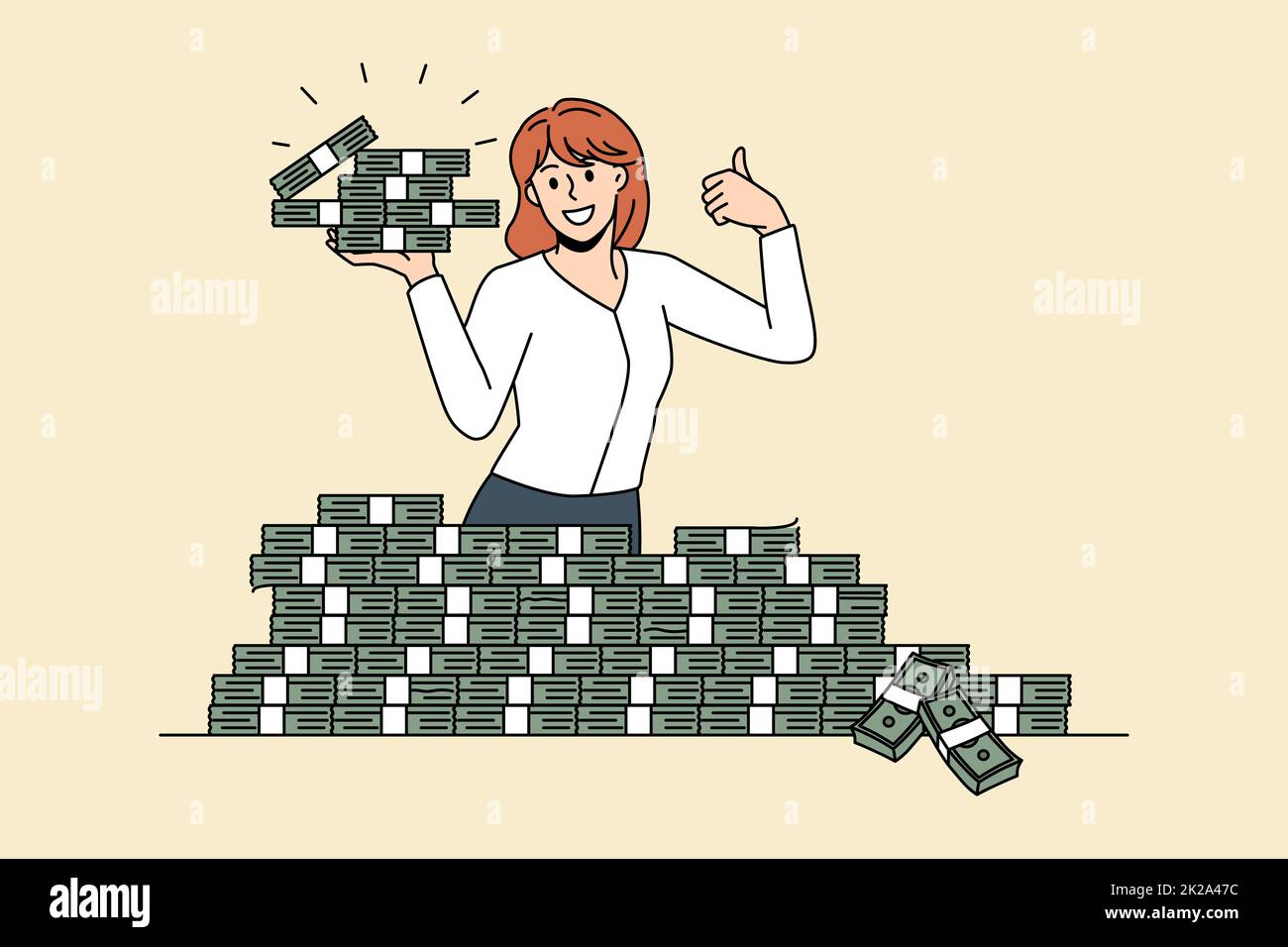 Financial success and big money concept Stock Photo - Alamy