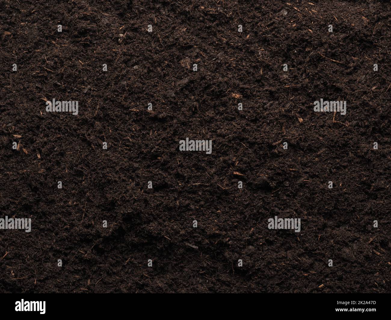 Texture of a planting bed or potting soil, view from above Stock Photo ...