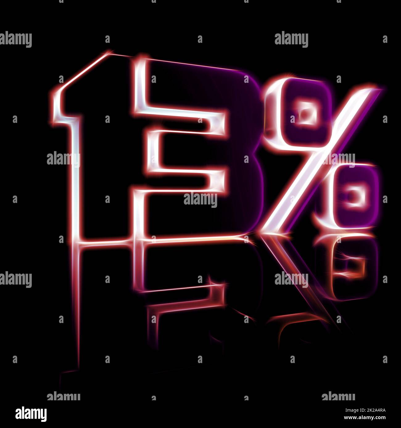 3d number 13 hi-res stock photography and images - Alamy