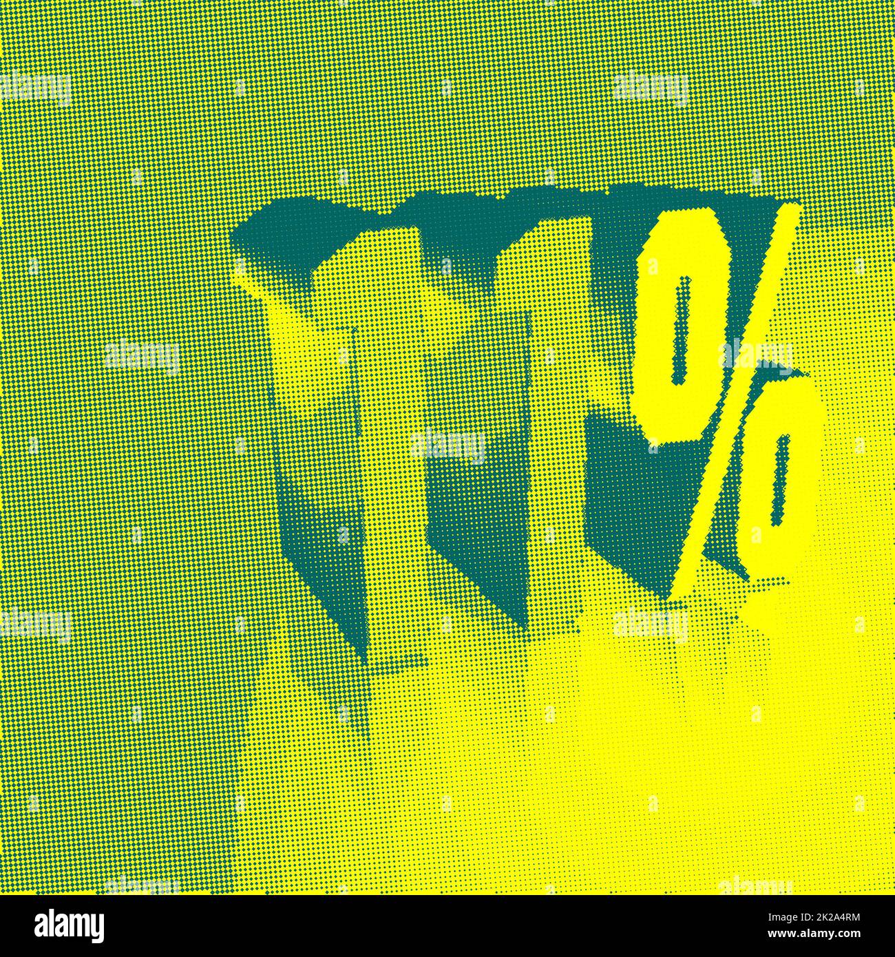 11%, 11 percent as a 3D illustration, 3D rendering Stock Photo - Alamy