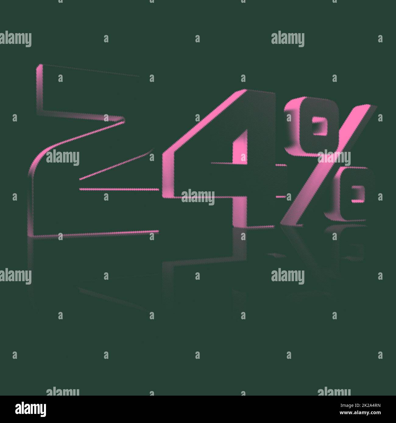 3d number 24 hi-res stock photography and images - Alamy