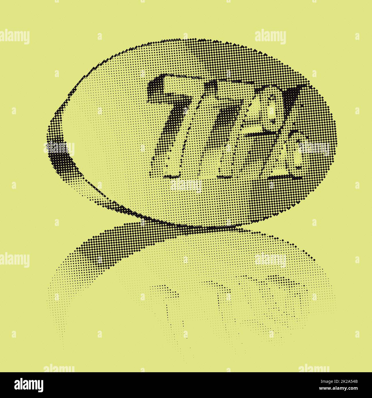 77%, 77 percent as a 3D illustration, 3D rendering Stock Photo - Alamy