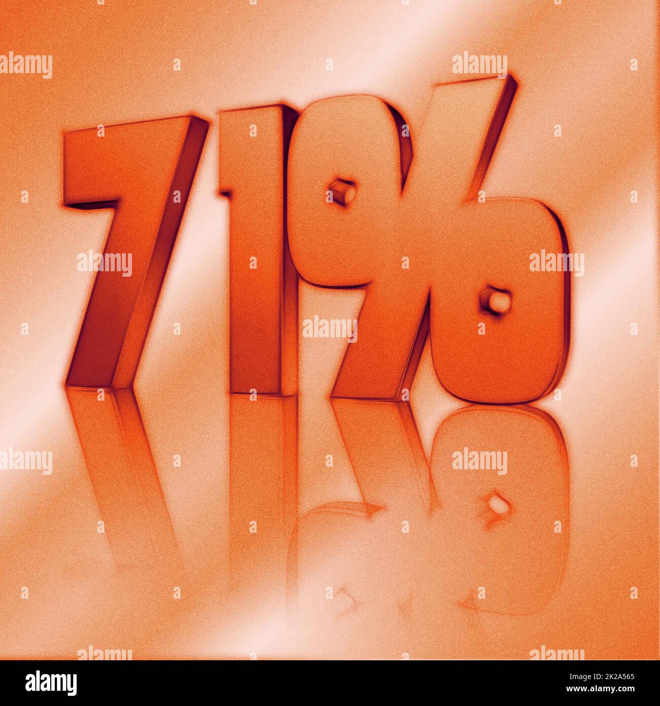 3d number 71 hi-res stock photography and images - Alamy