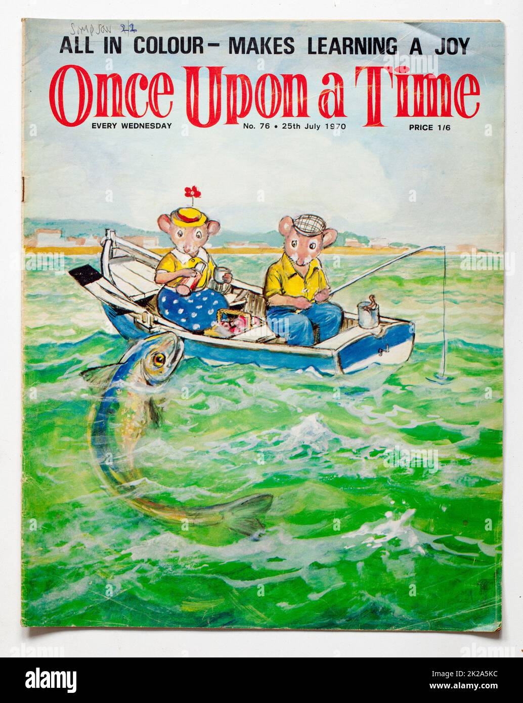 1970s Issue of Once Upon A Time Childrens Magazine Stock Photo - Alamy