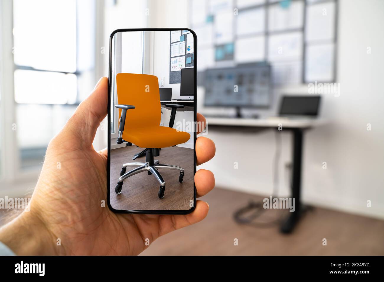 AR Smart Phone App Stock Photo - Alamy