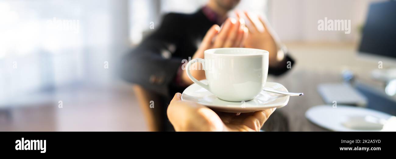 Avoid Coffee. Male Stock Photo - Alamy
