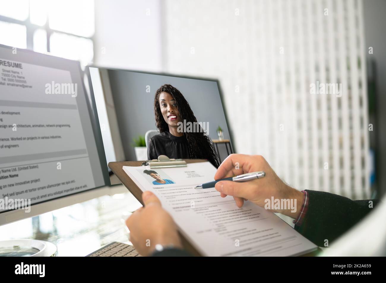 Job virtual hi-res stock photography and images - Alamy