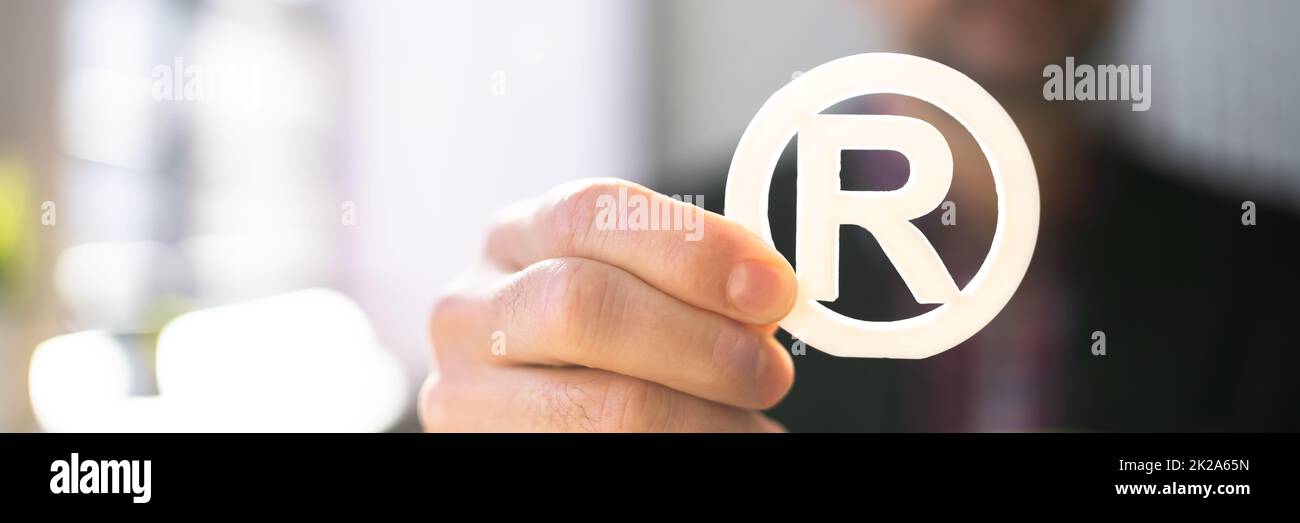 Register Trademark Copyright Symbol And Logo Stock Photo - Alamy