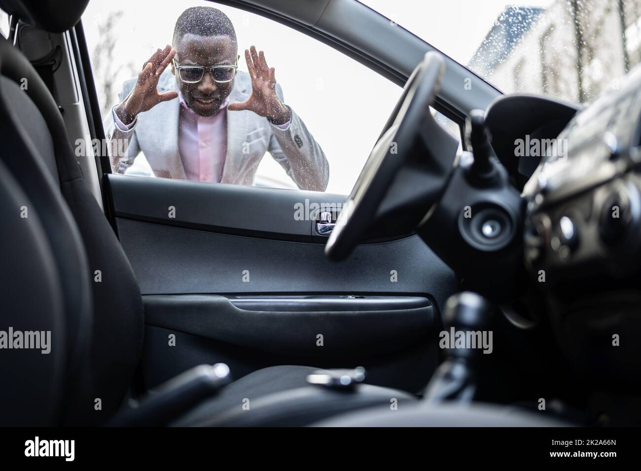 Car Key Lockout Stock Photo - Alamy