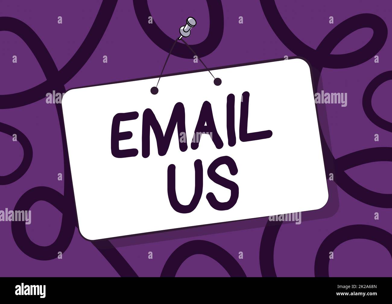 Text showing inspiration Email Us. Business concept Sending a ...