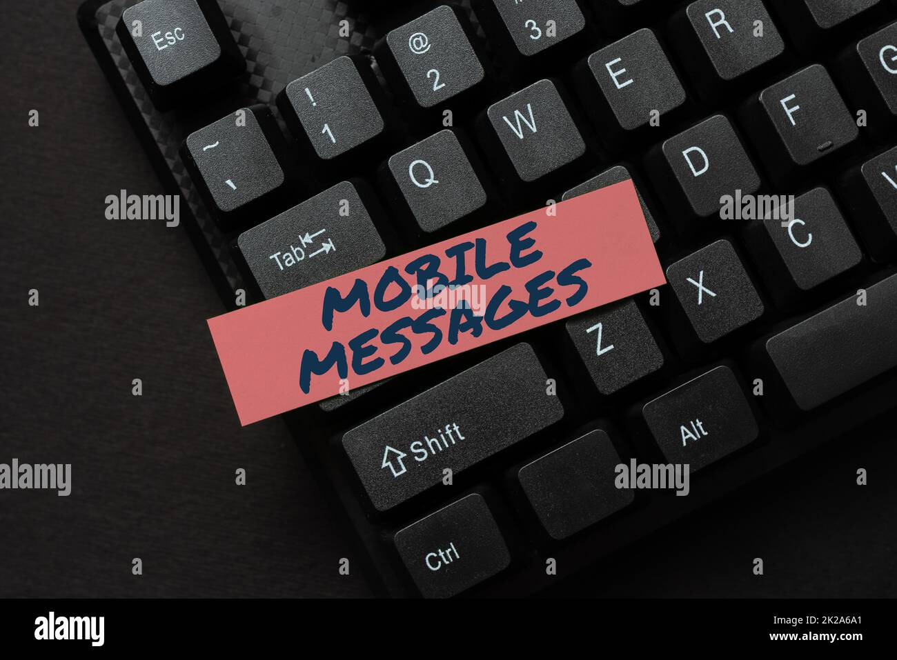 Handwriting text Mobile Messages. Business overview the act of ...