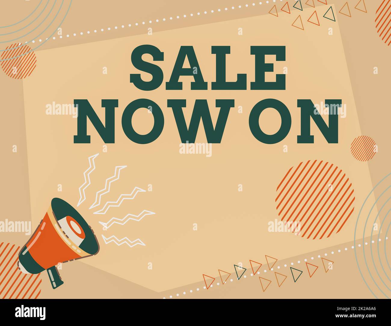 Text showing inspiration Sale Now On. Business approach Discounts and ...