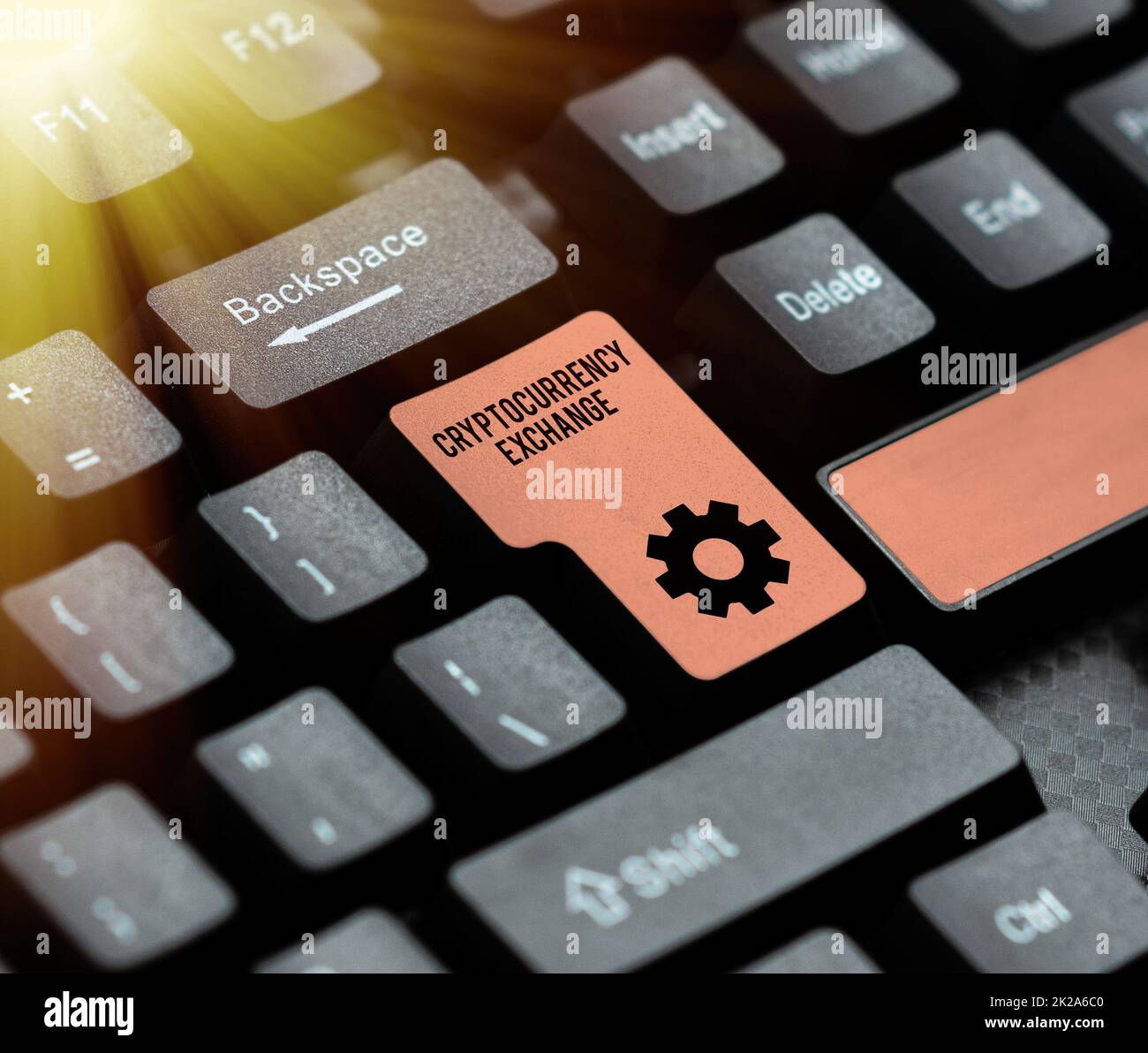 Inspiration showing sign Cryptocurrency Exchange. Concept meaning allow ... Inspiration showing sign Cryptocurrency Exchange. Concept meaning allow ...