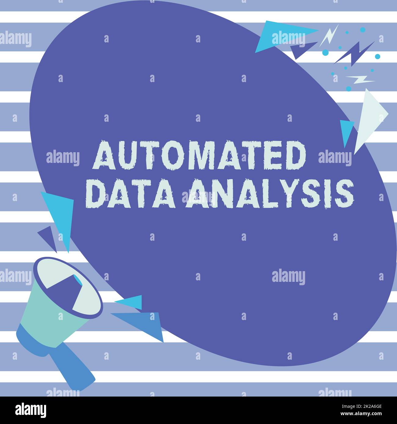 Conceptual caption Automated Data Analysis. Business idea automatic ...