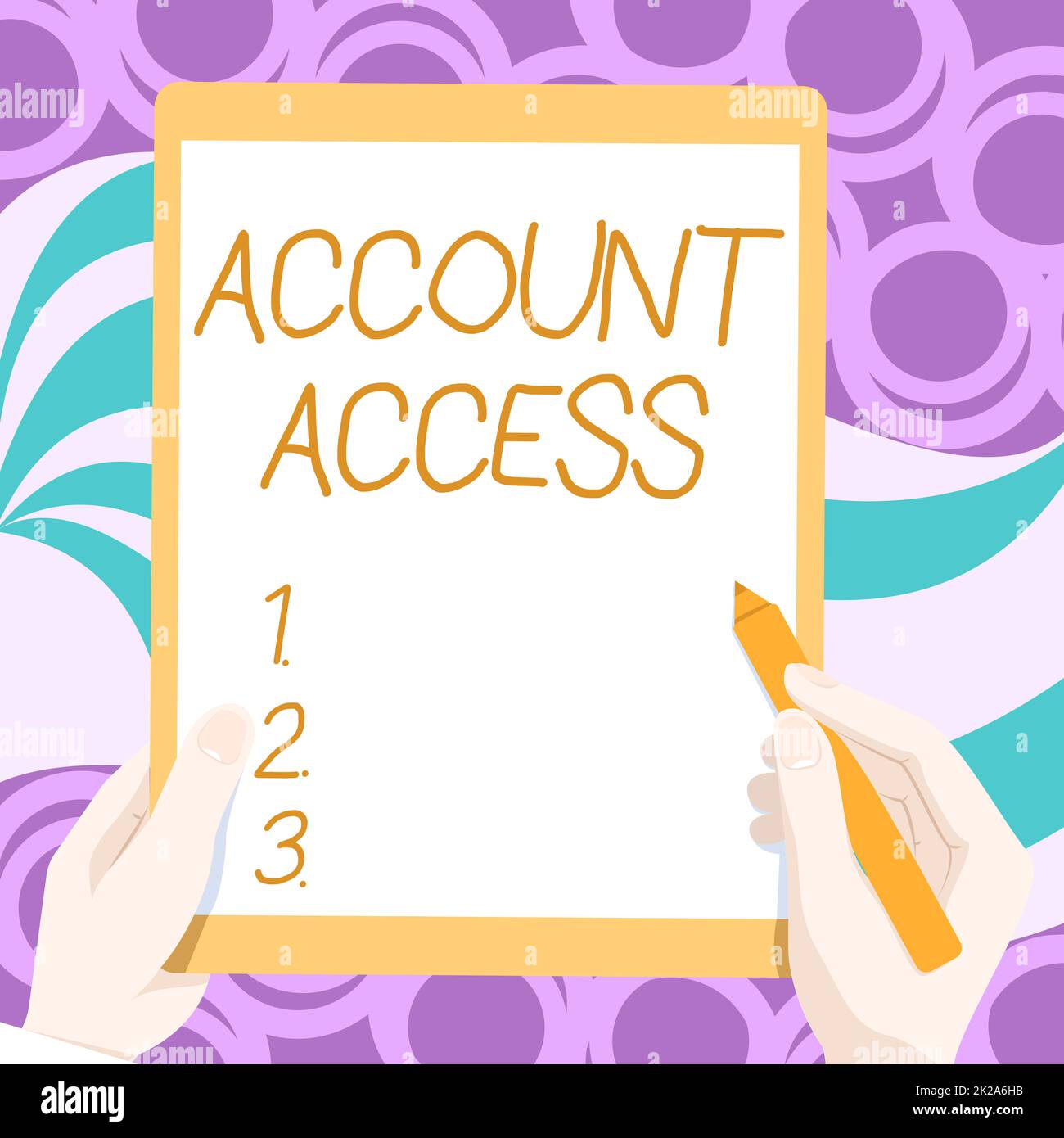 Inspiration showing sign Account Access. Business showcase full ...