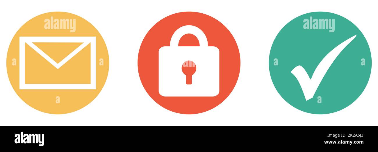 Secure banner Cut Out Stock Images & Pictures - Alamy