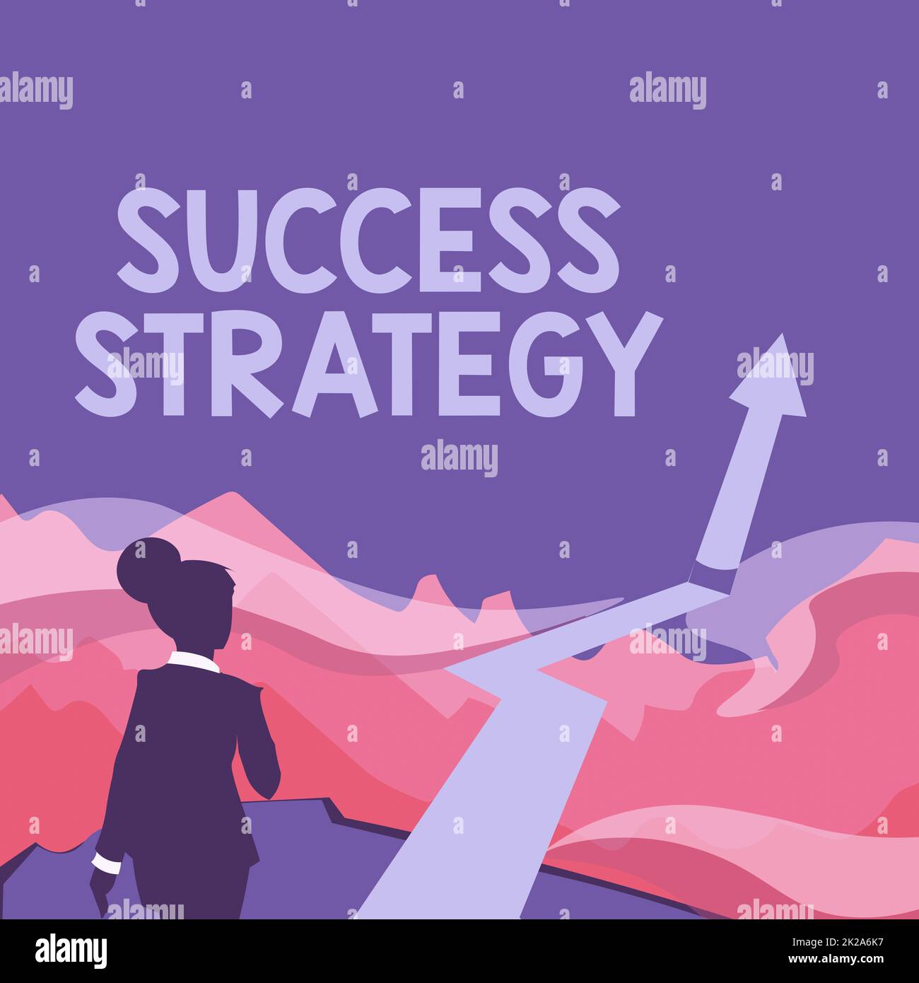 Inspiration showing sign Success Strategy. Business concept provides ...