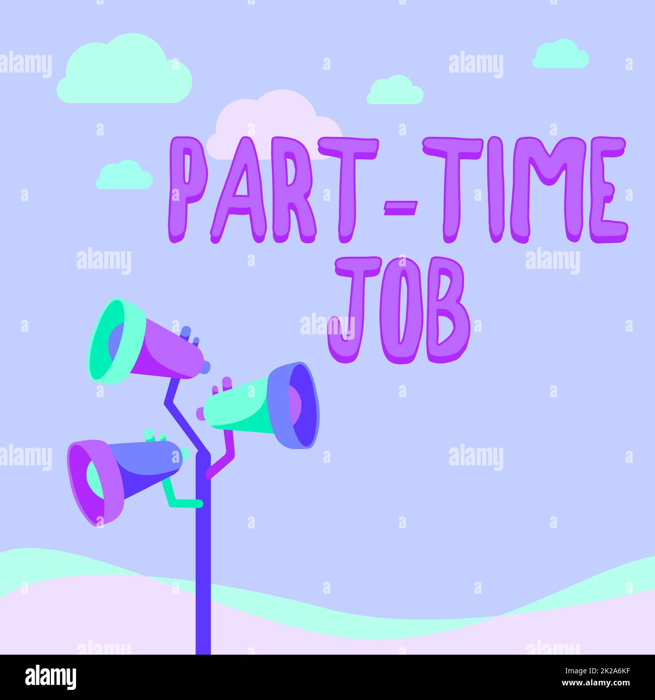 Conceptual display Part Time Job. Business idea Working a few hours per ...