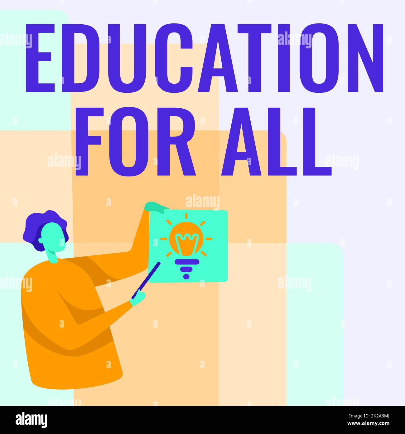 Sign displaying Education For All. Concept meaning aiming to meet ...