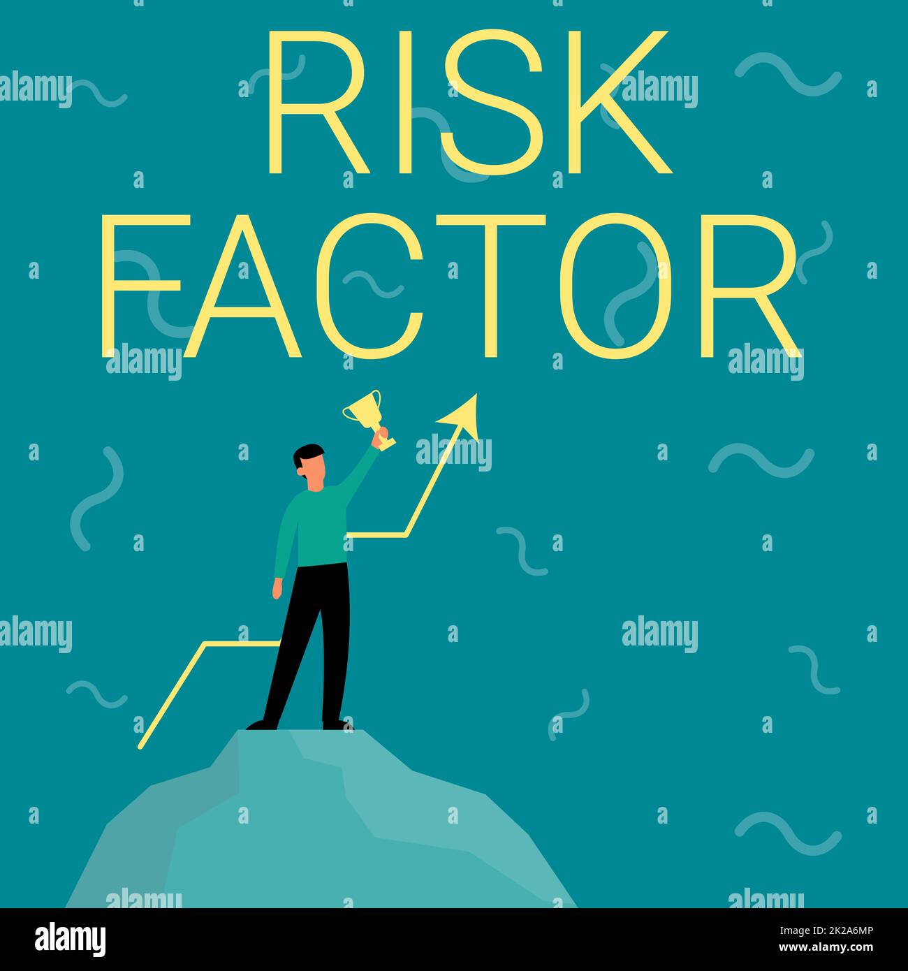 Hand writing sign Risk Factor. Business idea Characteristic that may ...