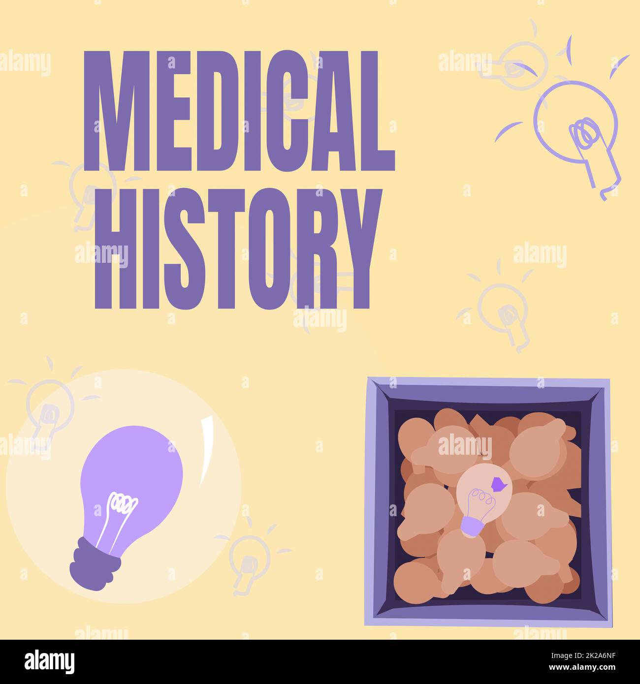 Hand writing sign Medical History. Internet Concept the past background ...