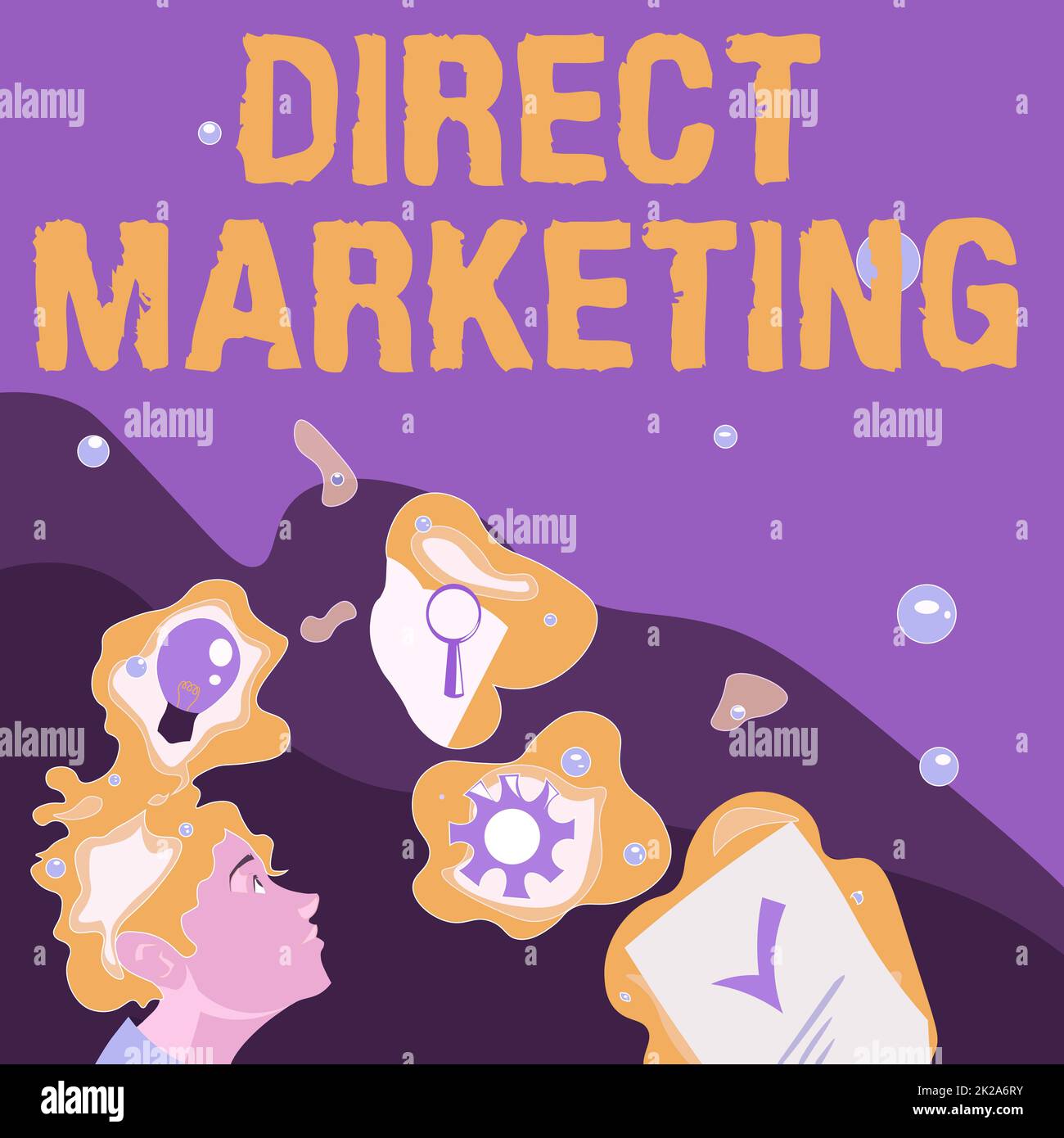 Inspiration showing sign Direct Marketing. Business overview business ...