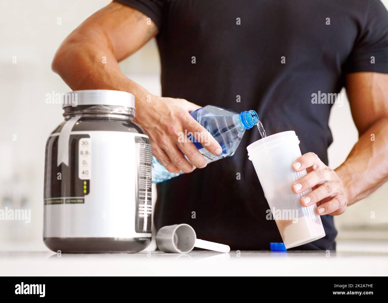 Bodybuilder protein shake hi-res stock photography and images - Alamy