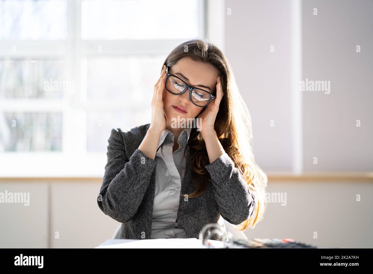 Sad bored woman sofa hi-res stock photography and images - Alamy