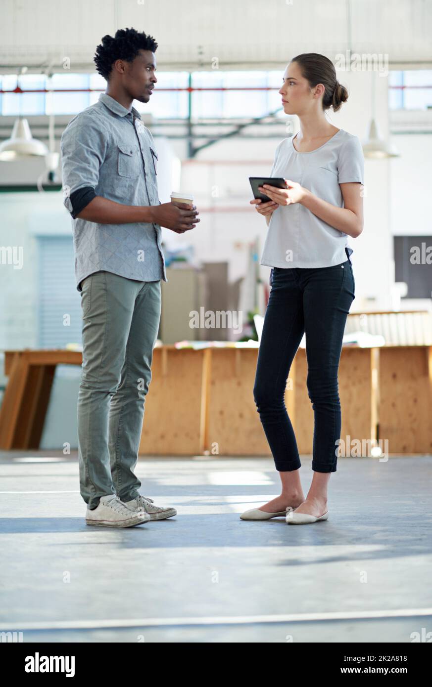 Two women serious conversation hi-res stock photography and images - Alamy