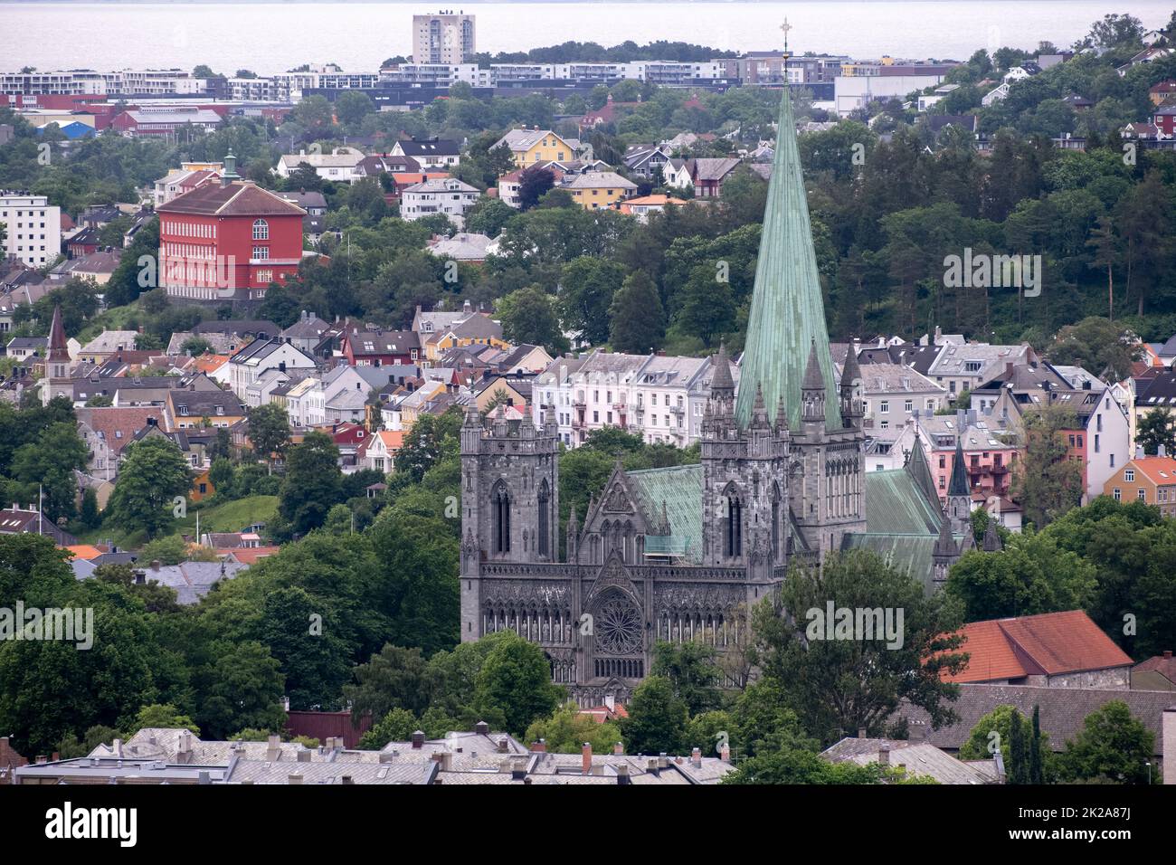 Trondheim, Norway - July 04, 2022: Wonderful landscapes in Norway ...