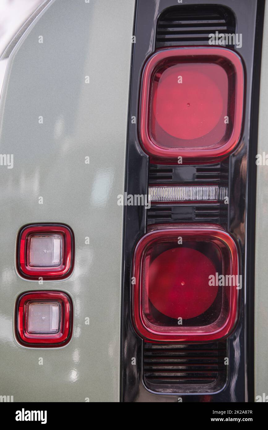 Car close up tail lights hi-res stock photography and images - Alamy