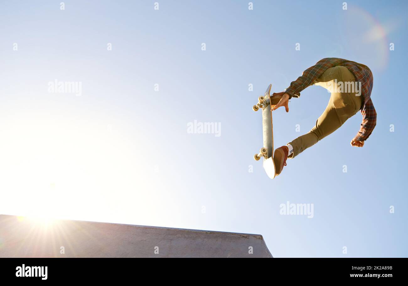 Have you see the skills on this one. A young man doing tricks on his ...