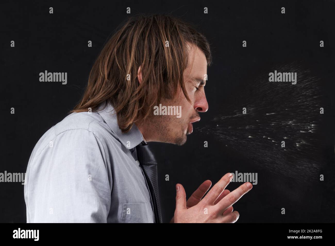Male sneezing hi-res stock photography and images - Alamy