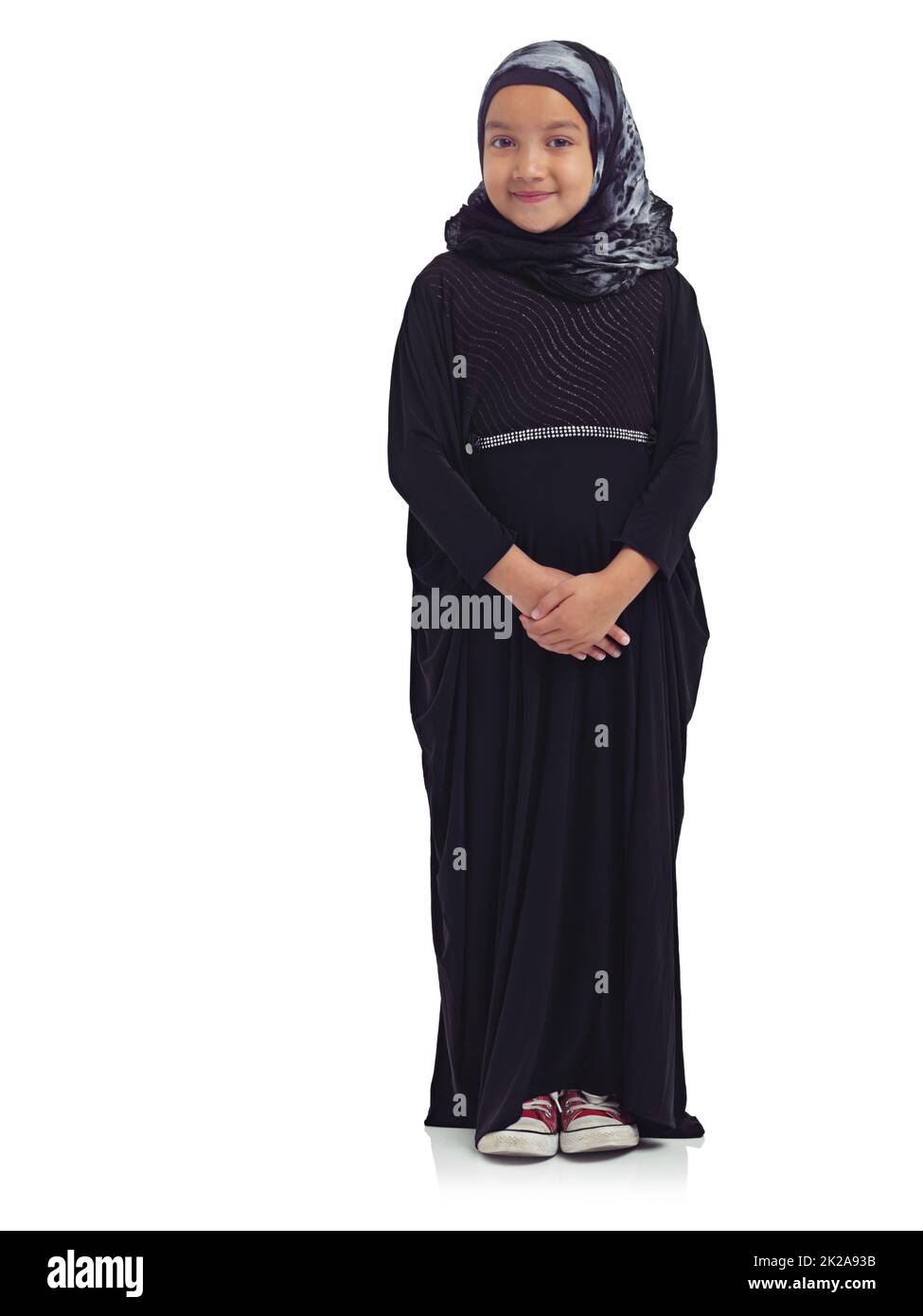 Muslim girl portrait Cut Out Stock Images & Pictures - Alamy