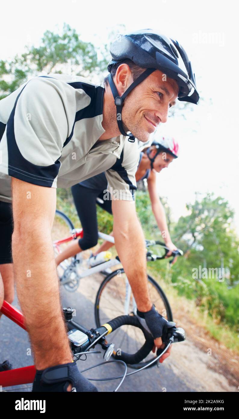 Training how to ride a bicycle hi-res stock photography and images - Alamy