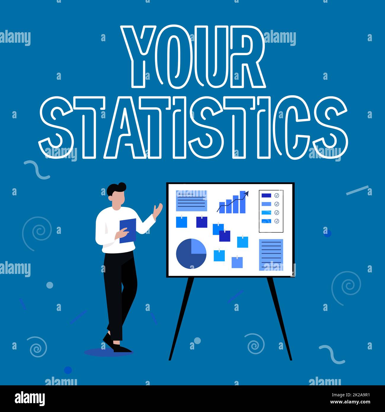 Hand Writing Sign Your Statistics Concept Meaning Quality Assurance