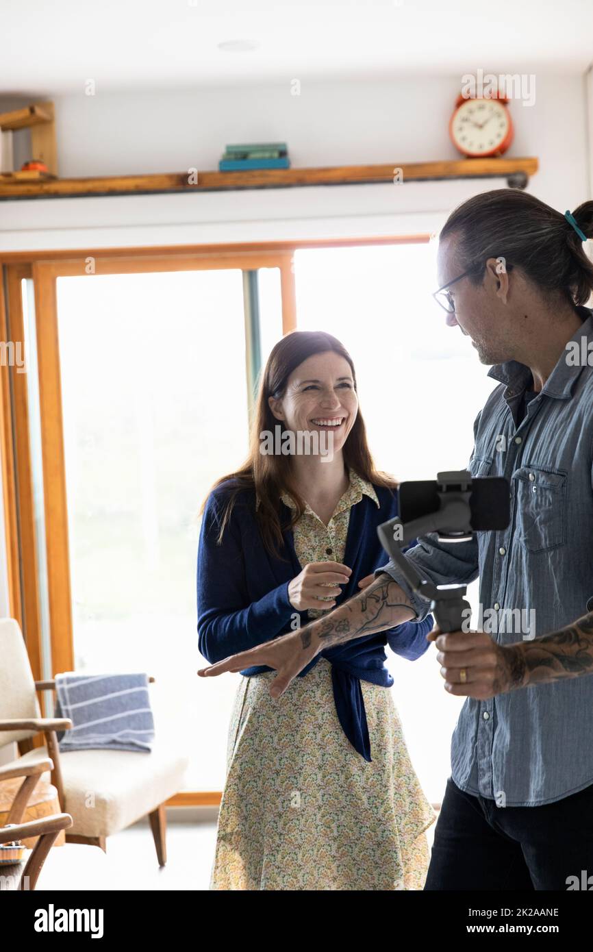 Filming camcorder hi-res stock photography and images - Alamy