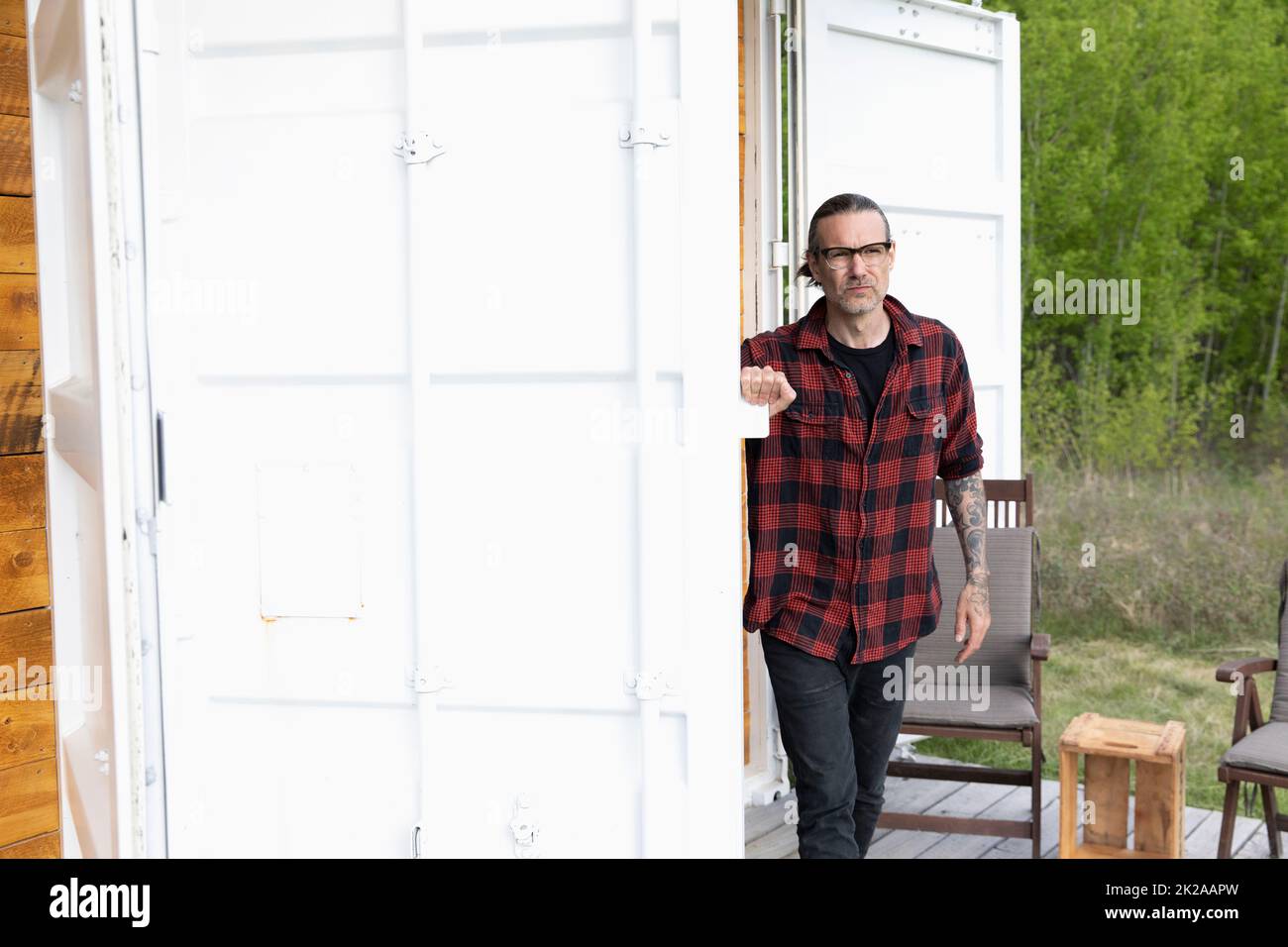 Shipping tiny container house hi-res stock photography and images - Alamy