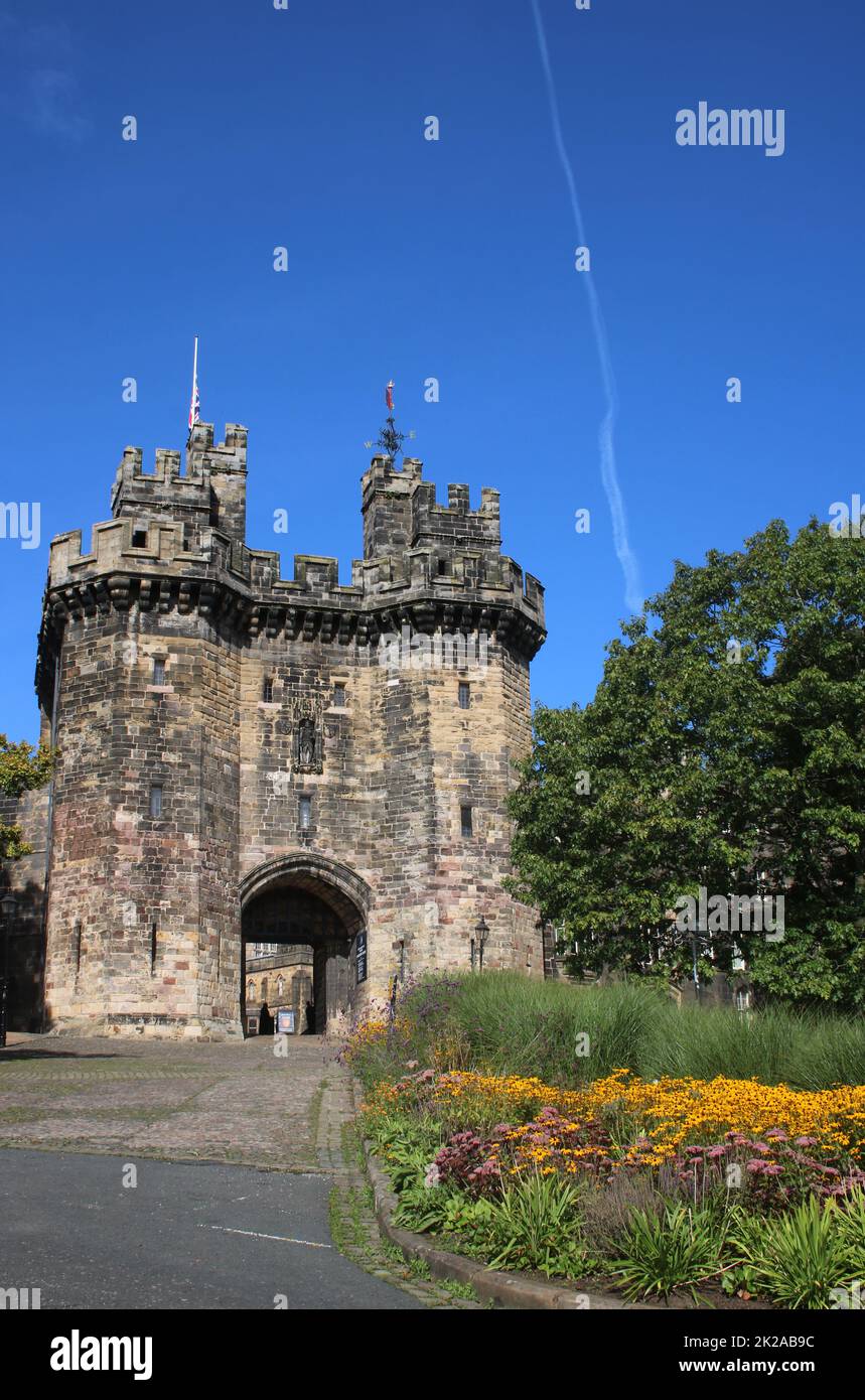 St John of Gaunt's Gateway, entrance to Lancaster Castle, Lancaster ...