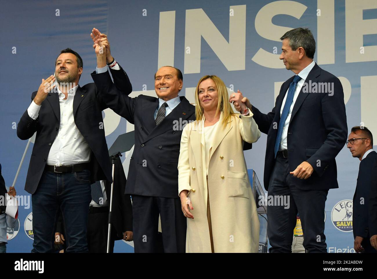 Giorgia meloni berlusconi hi-res stock photography and images - Alamy