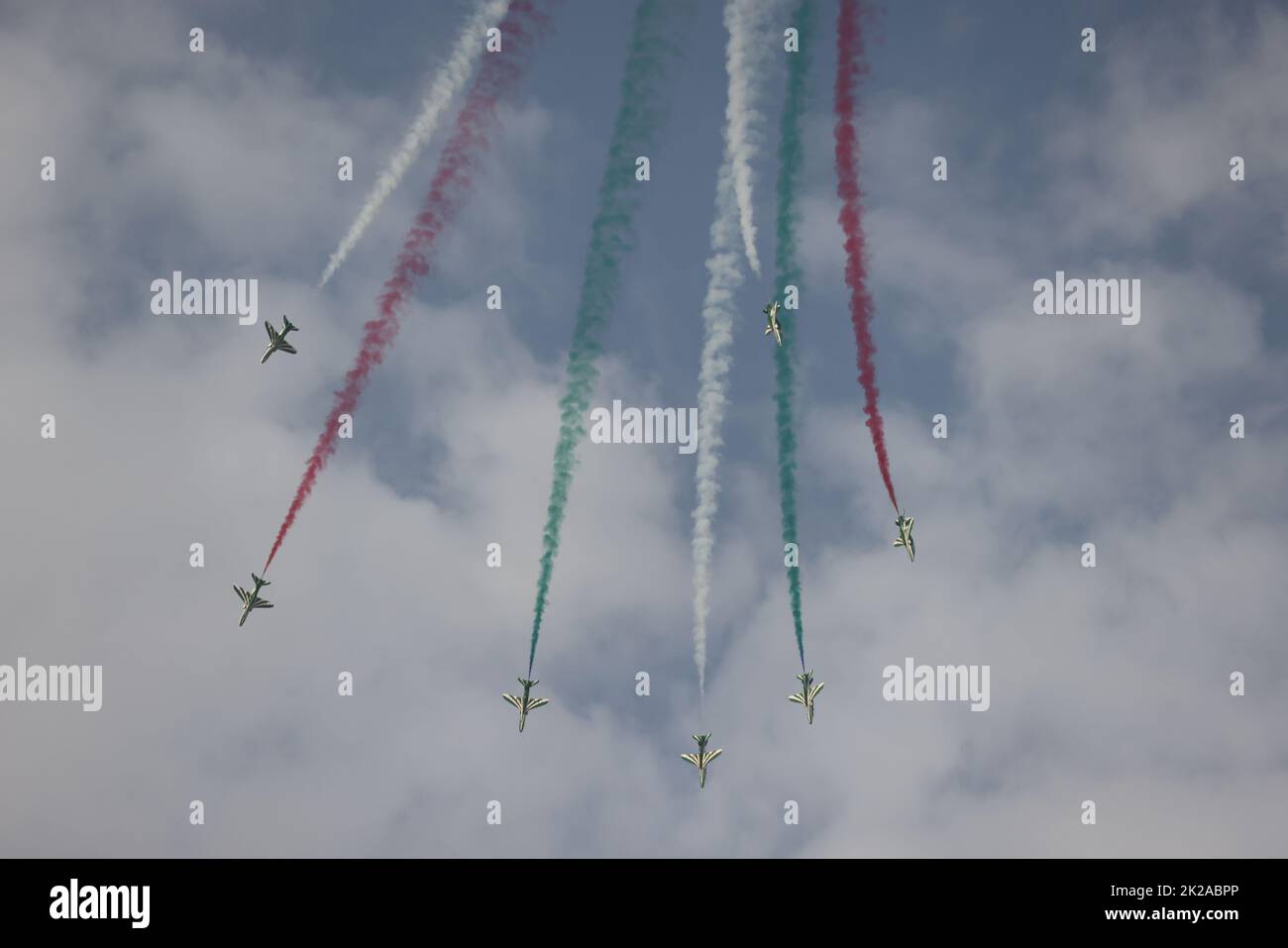 Riyadh, Saudi Arabia. 22nd Sep, 2022. Aircrafts from the Saudi Hawks ...