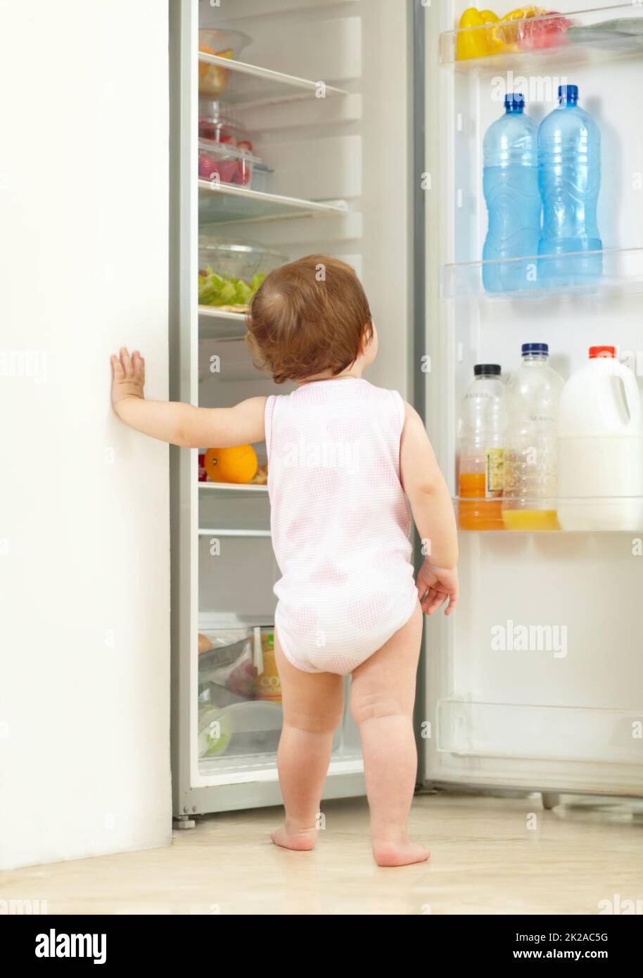 Kid fridge hi-res stock photography and images - Alamy