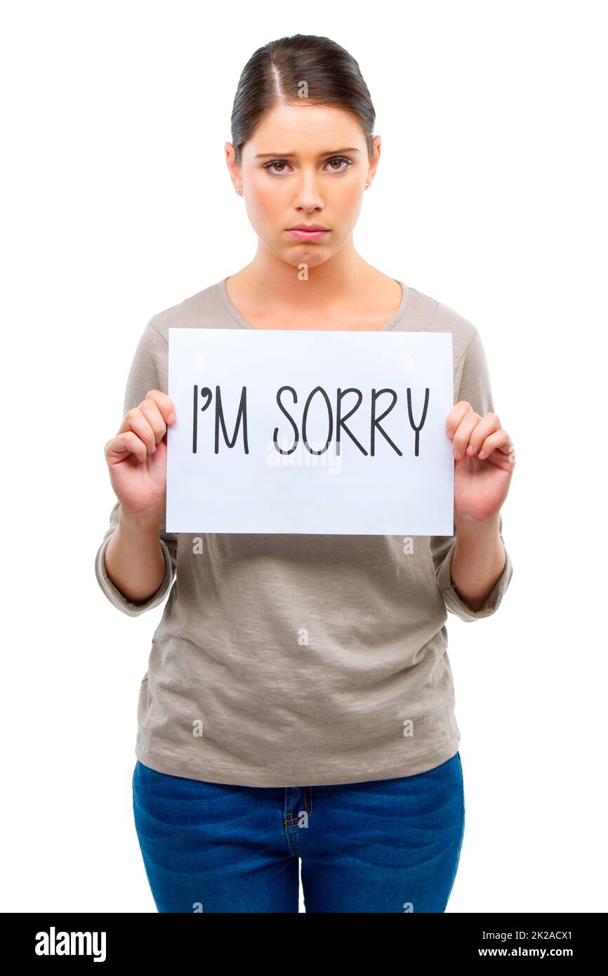 Im sorry hi-res stock photography and images - Alamy