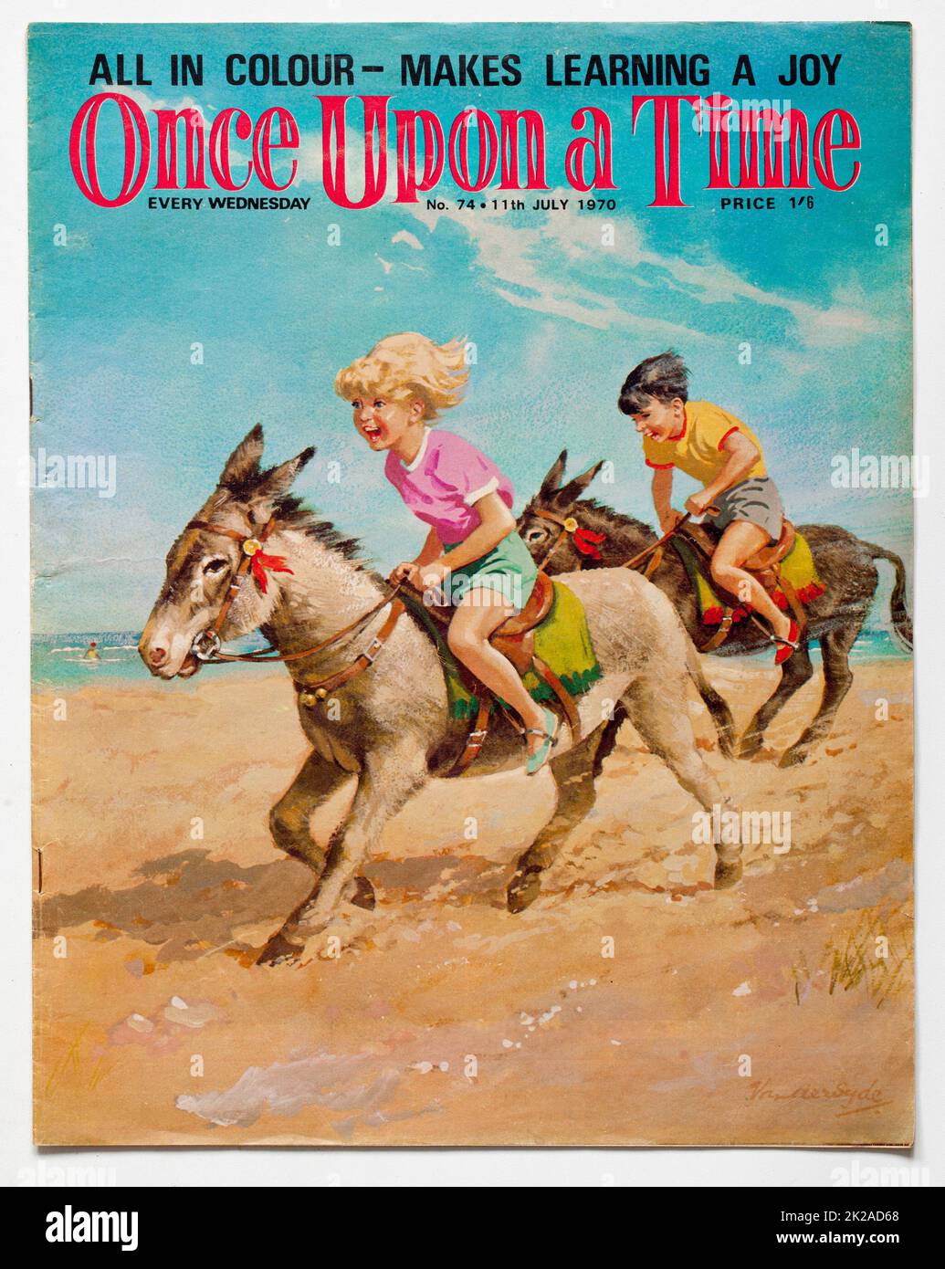1970s Issue of Once Upon A Time Childrens Magazine Stock Photo - Alamy