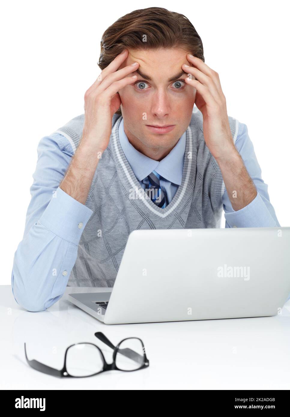 Man overwhelmed hi-res stock photography and images - Alamy