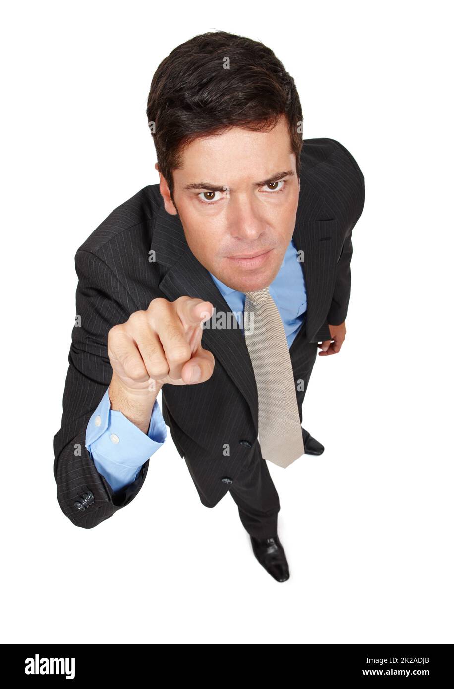 Angry pointing office Cut Out Stock Images & Pictures - Alamy