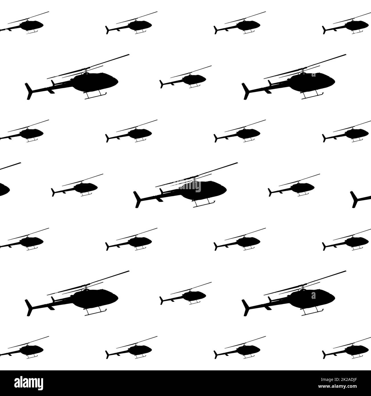 Helicopter Flying Drawing Motif Seamless Pattern Stock Photo - Alamy