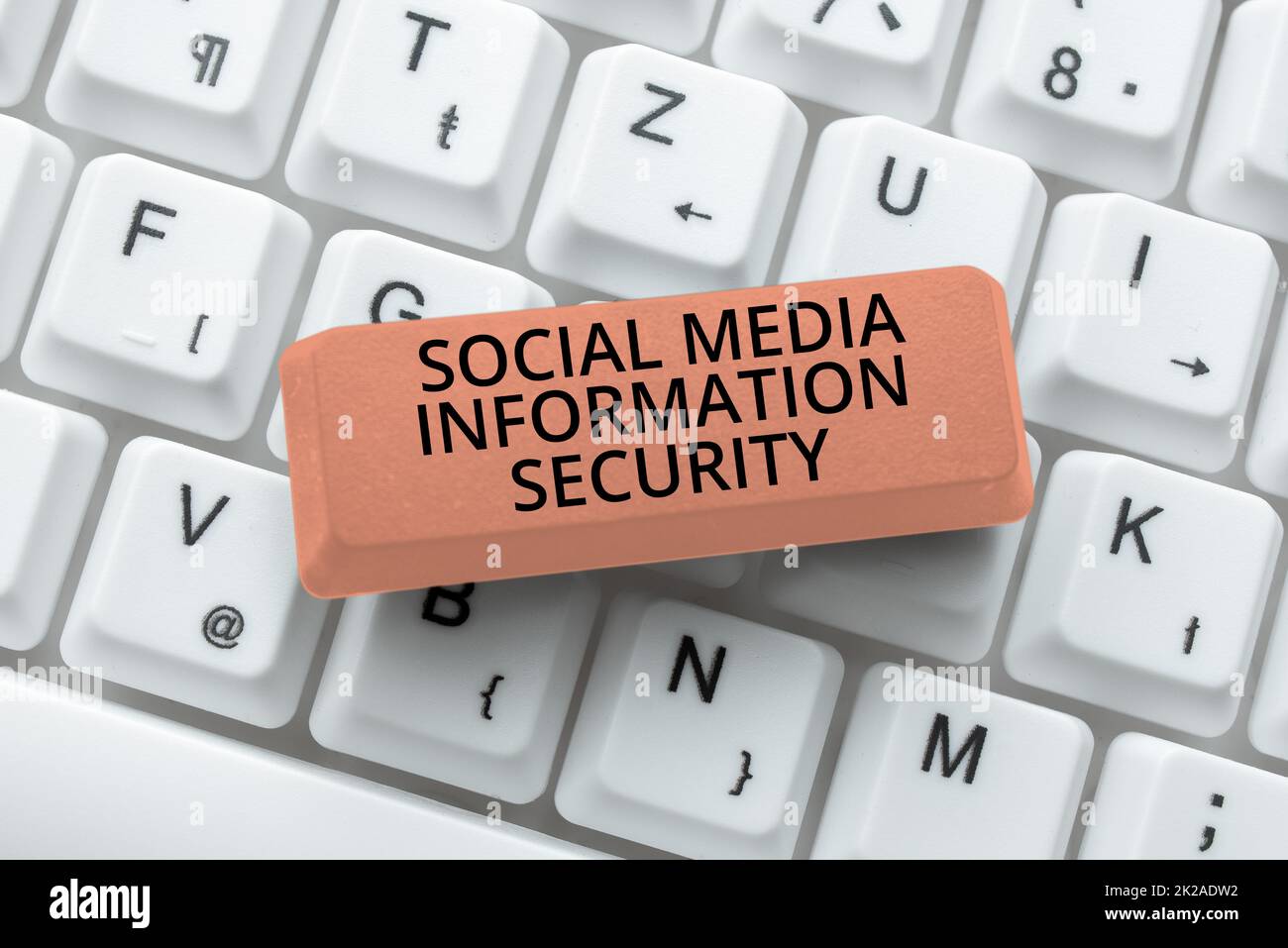 Text sign showing Social Media Information Security. Business showcase ...